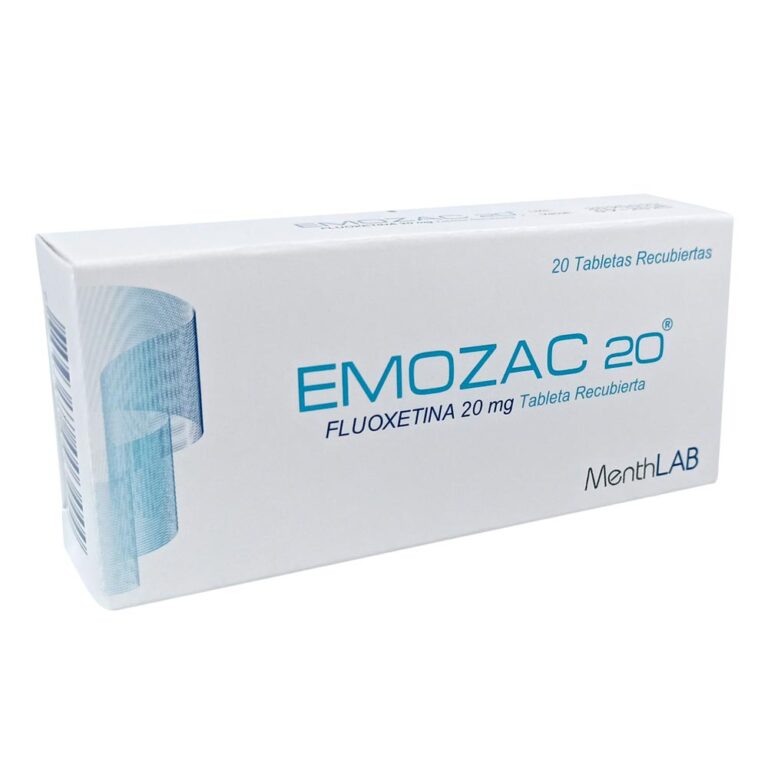 Emozac 20, 20mg Tableta Recubierta Cja x 20 unid – Farmacia Sana Salud